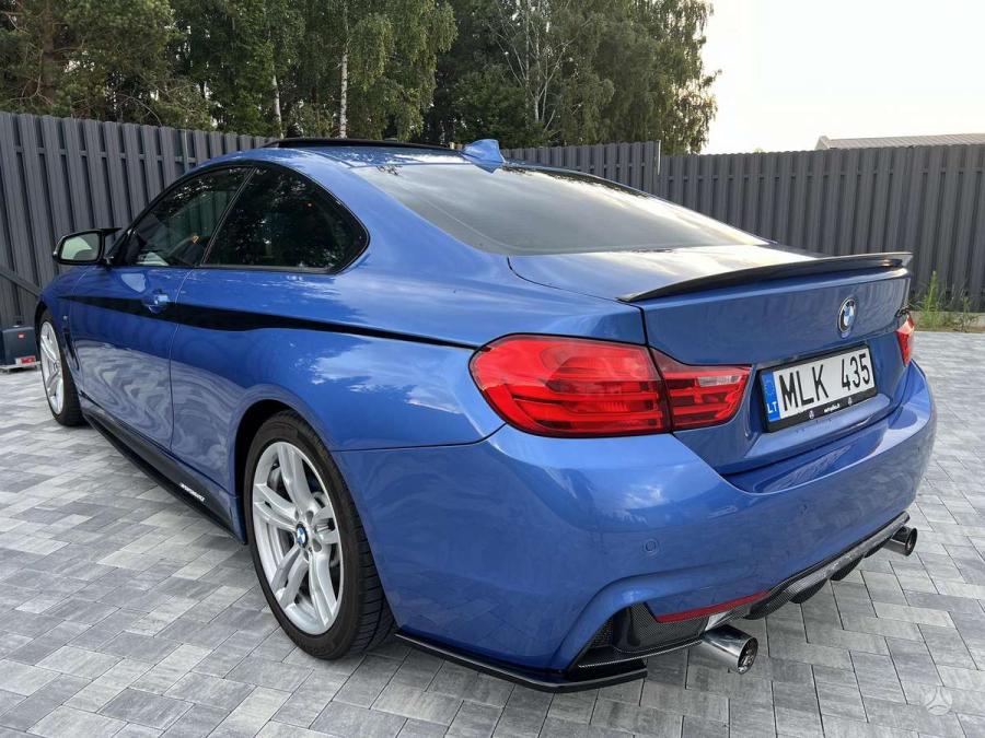 Blue BMW 435 2014 in Vilnius, with an engine capacity of 2.98 L and mileage of 225 thousand km for 16900 €, photo 7 on AUTOMOTO.COM.LV