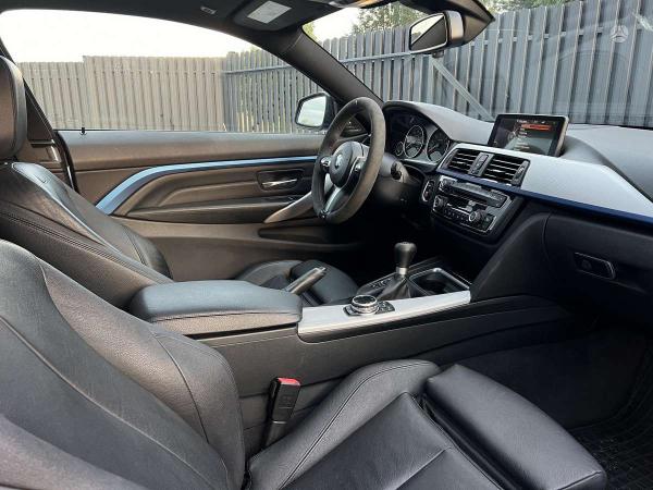Blue BMW 435 2014 in Vilnius, with an engine capacity of 2.98 L and mileage of 225 thousand km for 16900 €, photo 10 on AUTOMOTO.COM.LV