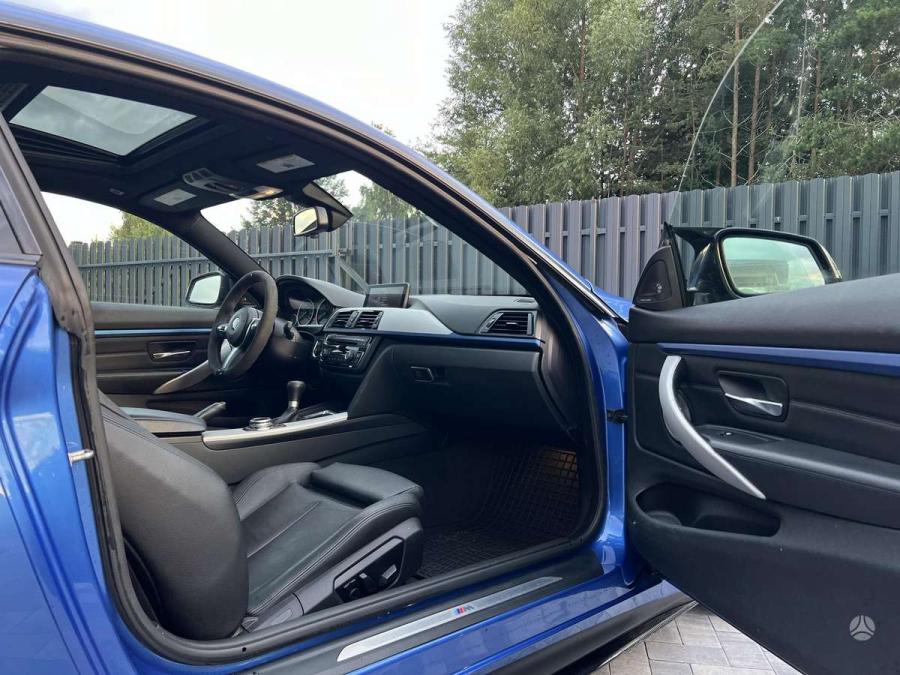 Blue BMW 435 2014 in Vilnius, with an engine capacity of 2.98 L and mileage of 225 thousand km for 16900 €, photo 19 on AUTOMOTO.COM.LV