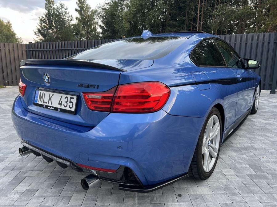 Blue BMW 435 2014 in Vilnius, with an engine capacity of 2.98 L and mileage of 225 thousand km for 16900 €, photo 30 on AUTOMOTO.COM.LV