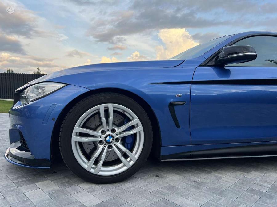 Blue BMW 435 2014 in Vilnius, with an engine capacity of 2.98 L and mileage of 225 thousand km for 16900 €, photo 31 on AUTOMOTO.COM.LV