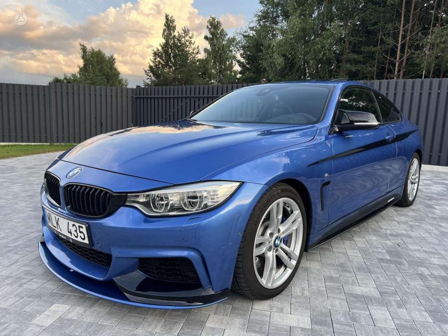 Blue BMW 435 2014 in Vilnius, with an engine capacity of 2.98 L and mileage of 230 thousand km for 16850 €, photo 4 on AUTOMOTO.COM.LV