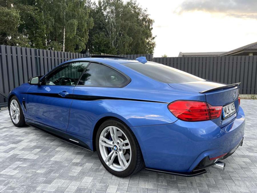 Blue BMW 435 2014 in Vilnius, with an engine capacity of 2.98 L and mileage of 230 thousand km for 16850 €, photo 6 on AUTOMOTO.COM.LV