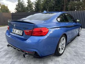 Blue BMW 435 2014 in Vilnius, with an engine capacity of 2.98 L and mileage of 230 thousand km for 16850 €, photo 8 on AUTOMOTO.COM.LV