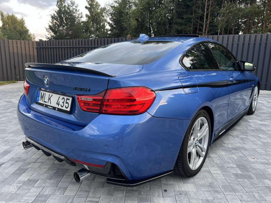 Blue BMW 435 2014 in Vilnius, with an engine capacity of 2.98 L and mileage of 230 thousand km for 16850 €, photo 8 on AUTOMOTO.COM.LV