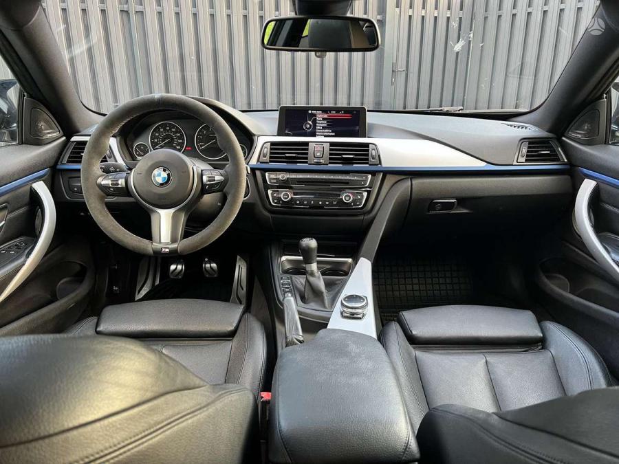 Blue BMW 435 2014 in Vilnius, with an engine capacity of 2.98 L and mileage of 230 thousand km for 16850 €, photo 11 on AUTOMOTO.COM.LV