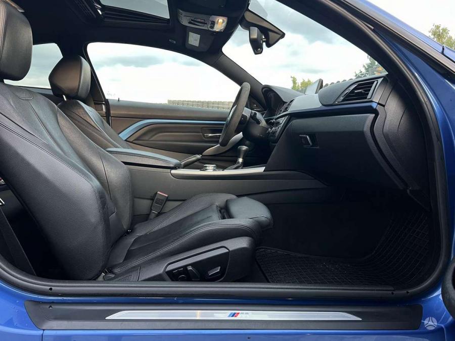 Blue BMW 435 2014 in Vilnius, with an engine capacity of 2.98 L and mileage of 230 thousand km for 16850 €, photo 15 on AUTOMOTO.COM.LV