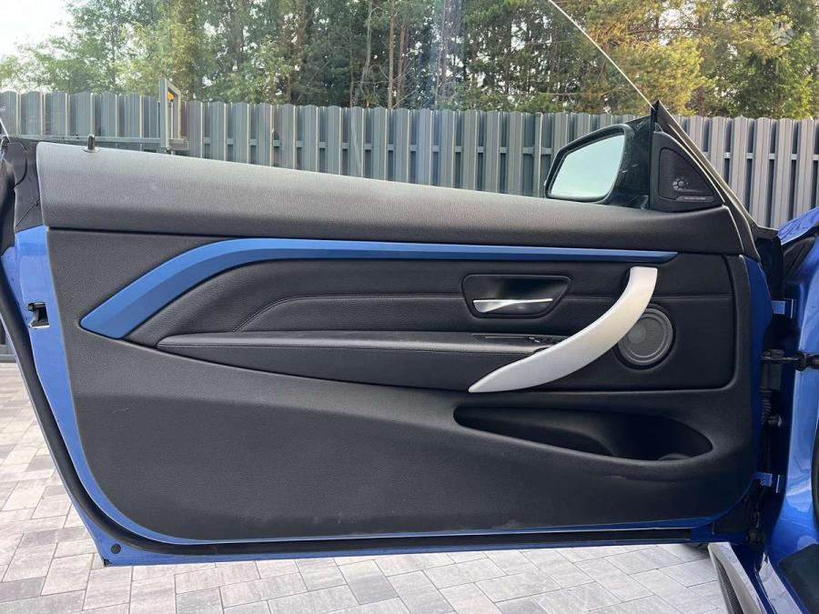 Blue BMW 435 2014 in Vilnius, with an engine capacity of 2.98 L and mileage of 230 thousand km for 16850 €, photo 23 on AUTOMOTO.COM.LV