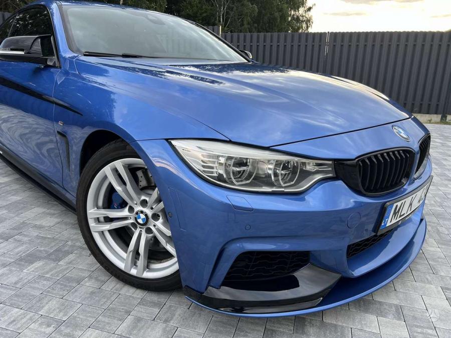 Blue BMW 435 2014 in Vilnius, with an engine capacity of 2.98 L and mileage of 230 thousand km for 16850 €, photo 31 on AUTOMOTO.COM.LV
