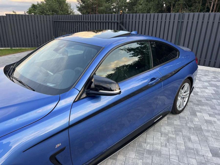 Blue BMW 435 2014 in Vilnius, with an engine capacity of 2.98 L and mileage of 230 thousand km for 16850 €, photo 32 on AUTOMOTO.COM.LV