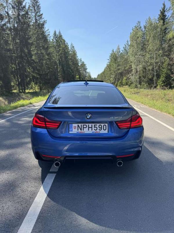 Blue BMW 435 2016 in Kazlu Ruda, with an engine capacity of 3.00 L and mileage of 140 thousand km for 17999 €, photo 6 on AUTOMOTO.COM.LV