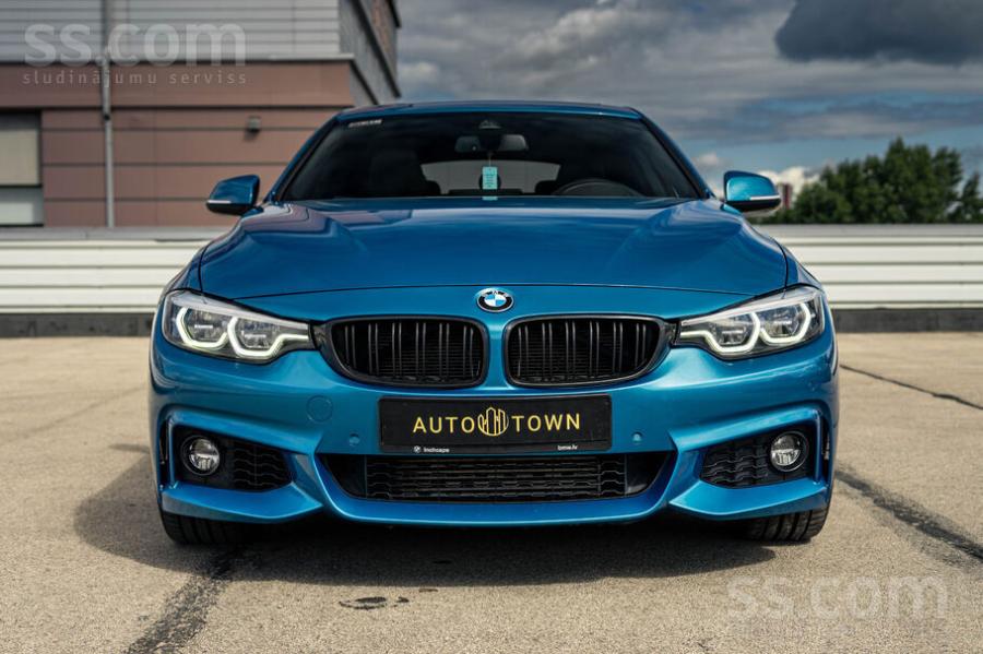 Blue BMW 435 2017 in Riga, with an engine capacity of 3.00 L and mileage of 219 thousand km for 21550 €, photo 4 on AUTOMOTO.COM.LV