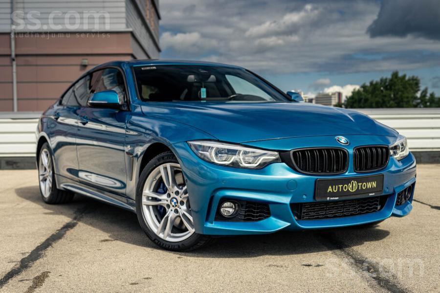 Blue BMW 435 2017 in Riga, with an engine capacity of 3.00 L and mileage of 219 thousand km for 21550 €, photo 5 on AUTOMOTO.COM.LV