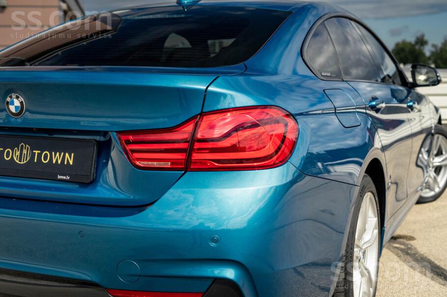 Blue BMW 435 2017 in Riga, with an engine capacity of 3.00 L and mileage of 219 thousand km for 21550 €, photo 7 on AUTOMOTO.COM.LV