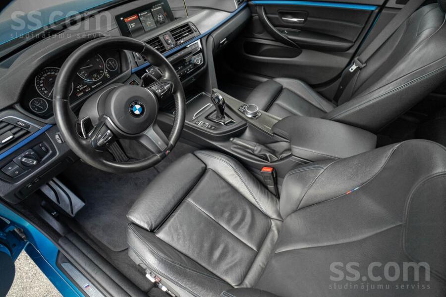 Blue BMW 435 2017 in Riga, with an engine capacity of 3.00 L and mileage of 219 thousand km for 21550 €, photo 13 on AUTOMOTO.COM.LV