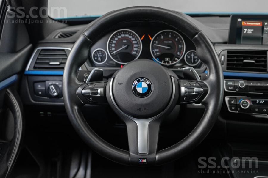 Blue BMW 435 2017 in Riga, with an engine capacity of 3.00 L and mileage of 219 thousand km for 21550 €, photo 16 on AUTOMOTO.COM.LV