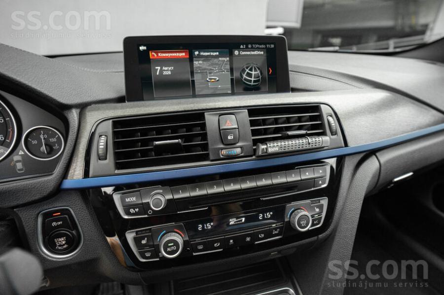 Blue BMW 435 2017 in Riga, with an engine capacity of 3.00 L and mileage of 219 thousand km for 21550 €, photo 21 on AUTOMOTO.COM.LV