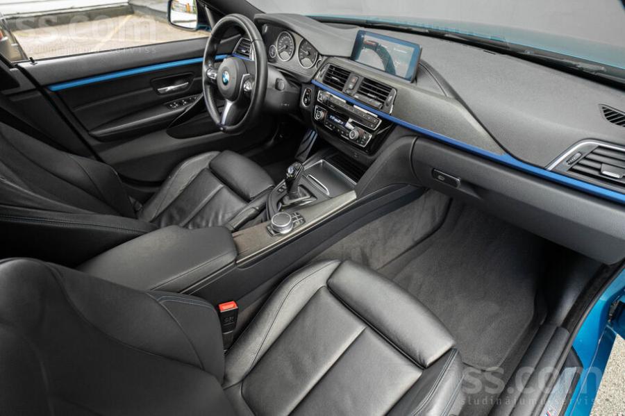 Blue BMW 435 2017 in Riga, with an engine capacity of 3.00 L and mileage of 219 thousand km for 21550 €, photo 33 on AUTOMOTO.COM.LV