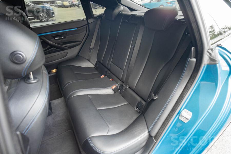 Blue BMW 435 2017 in Riga, with an engine capacity of 3.00 L and mileage of 219 thousand km for 21550 €, photo 35 on AUTOMOTO.COM.LV
