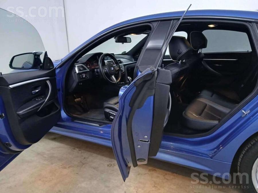 Blue BMW 435 2017 in Riga, with an engine capacity of 3.50 L and mileage of 218 thousand km for 19900 €, photo 6 on AUTOMOTO.COM.LV