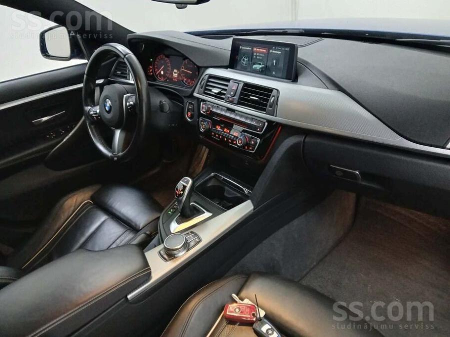 Blue BMW 435 2017 in Riga, with an engine capacity of 3.50 L and mileage of 218 thousand km for 19900 €, photo 7 on AUTOMOTO.COM.LV
