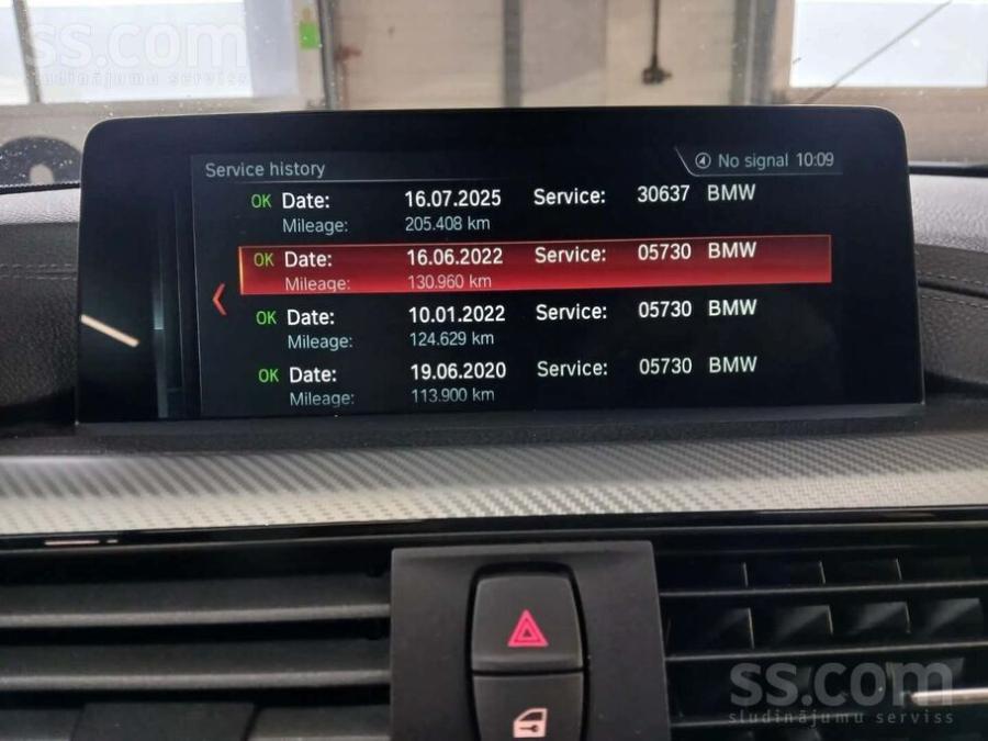 Blue BMW 435 2017 in Riga, with an engine capacity of 3.50 L and mileage of 218 thousand km for 19900 €, photo 10 on AUTOMOTO.COM.LV