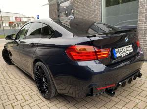 Black BMW 435 Gran Coupe 2014 in Marijampole, with an engine capacity of 2.99 L and mileage of 240 thousand km for 15850 €, photo 4 on AUTOMOTO.COM.LV