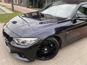 Black BMW 435 Gran Coupe 2014 in Marijampole, with an engine capacity of 2.99 L and mileage of 240 thousand km for 15850 €, photo 9 on AUTOMOTO.COM.LV
