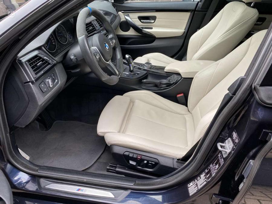 Black BMW 435 Gran Coupe 2014 in Marijampole, with an engine capacity of 2.99 L and mileage of 240 thousand km for 15850 €, photo 17 on AUTOMOTO.COM.LV