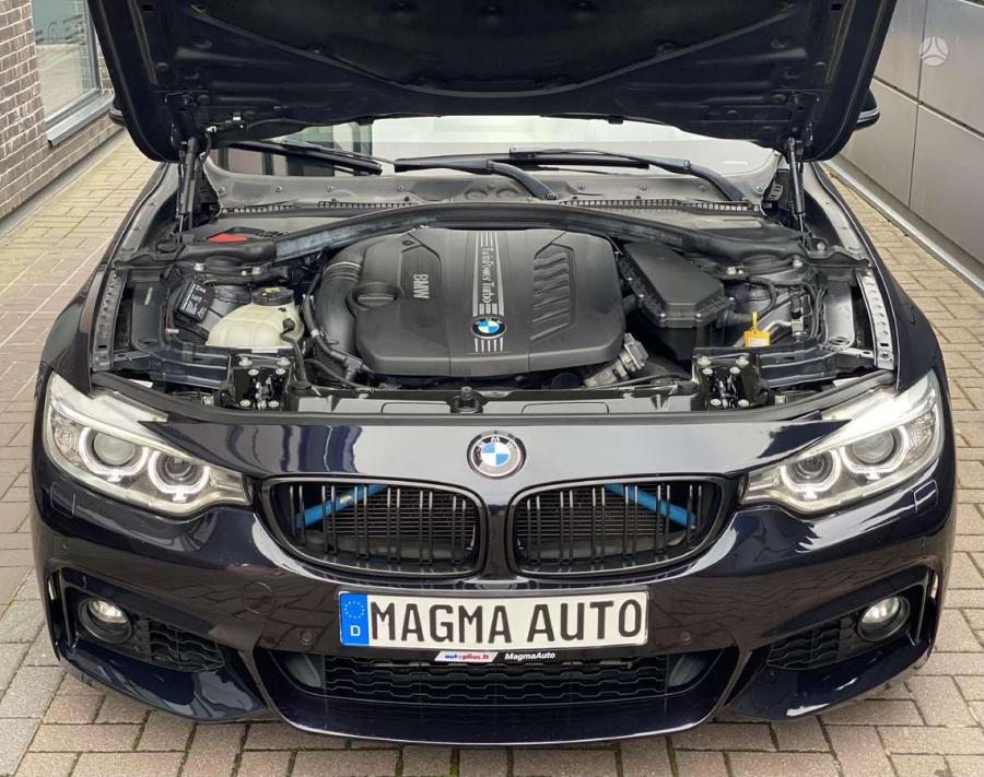 Black BMW 435 Gran Coupe 2014 in Marijampole, with an engine capacity of 2.99 L and mileage of 240 thousand km for 15350 €, photo 40 on AUTOMOTO.COM.LV