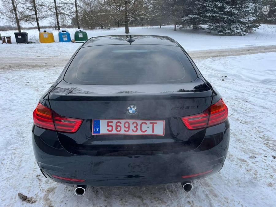 Melns BMW 435 Gran Coupe 2015 Alīta, ar dzinēja tilpumu 2.98 L un nobraukumu 262 tūkst. km par 12750 €, foto 6 vietnē AUTOMOTO.COM.LV
