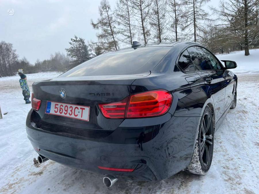 Melns BMW 435 Gran Coupe 2015 Alīta, ar dzinēja tilpumu 2.98 L un nobraukumu 262 tūkst. km par 12750 €, foto 8 vietnē AUTOMOTO.COM.LV