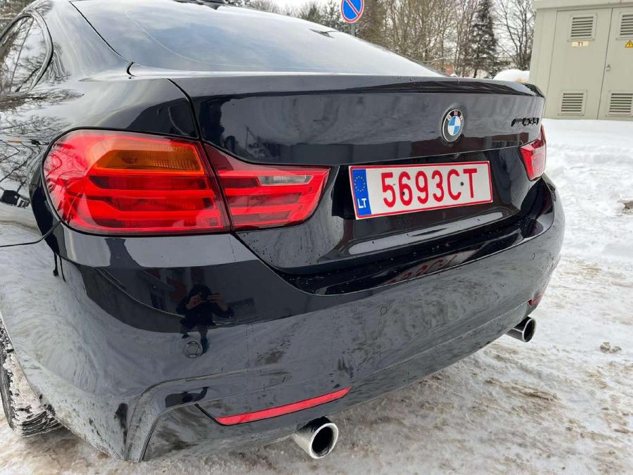 Melns BMW 435 Gran Coupe 2015 Alīta, ar dzinēja tilpumu 2.98 L un nobraukumu 262 tūkst. km par 12750 €, foto 12 vietnē AUTOMOTO.COM.LV