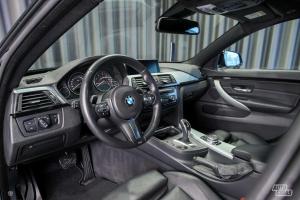 Black BMW 435 Gran Coupe 2015 in Marijampole, with an engine capacity of 3.00 L and mileage of 220 thousand km for 16250 €, photo 25 on AUTOMOTO.COM.LV