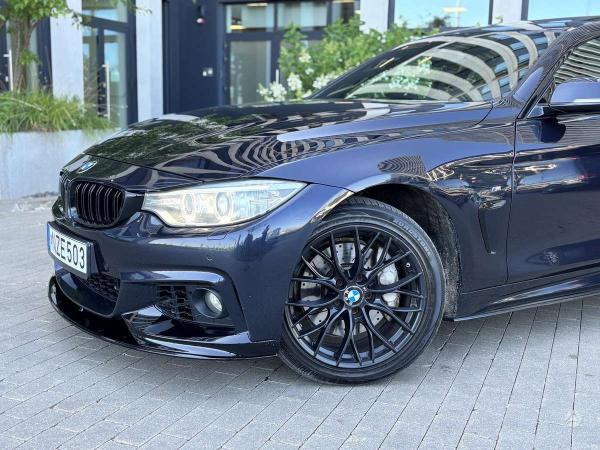 Black BMW 435 Gran Coupe 2015 in Vilnius, with an engine capacity of 2.99 L and mileage of 210 thousand km for 13950 €, photo 3 on AUTOMOTO.COM.LV