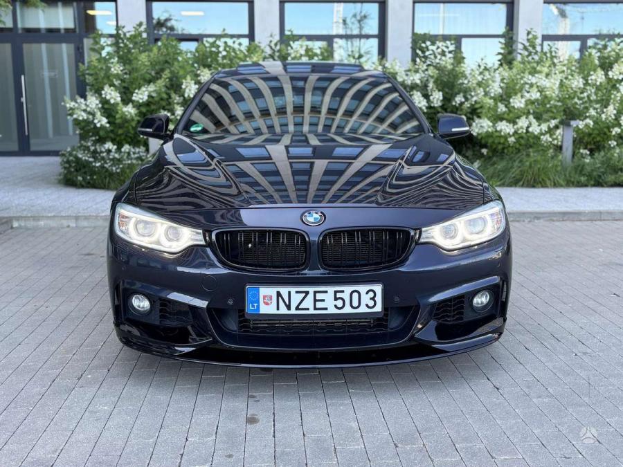 Melns BMW 435 Gran Coupe 2015 Viļņa, ar dzinēja tilpumu 2.99 L un nobraukumu 210 tūkst. km par 13950 €, foto 5 vietnē AUTOMOTO.COM.LV