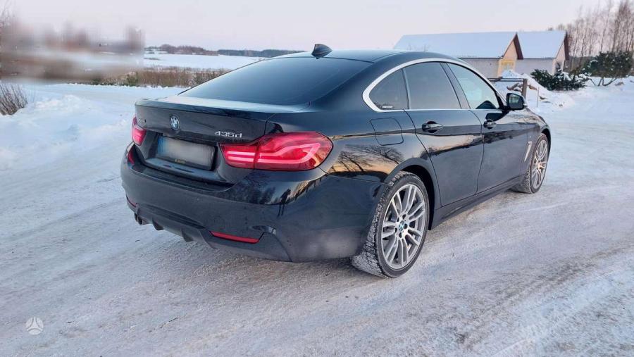 Melns BMW 435 Gran Coupe 2019 Skaudvilė, ar dzinēja tilpumu 2.99 L un nobraukumu 184 tūkst. km par 21200 €, foto 3 vietnē AUTOMOTO.COM.LV