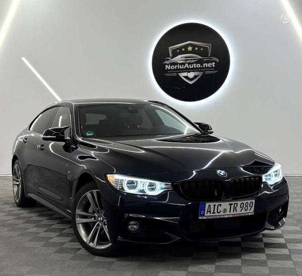Black BMW 435 Gran Coupe 2016 in Marijampole, with an engine capacity of 2.99 L and mileage of 222 thousand km for 16850 €, photo 1 on AUTOMOTO.COM.LV