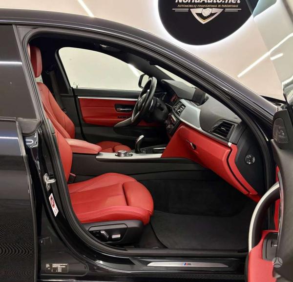 Black BMW 435 Gran Coupe 2016 in Marijampole, with an engine capacity of 2.99 L and mileage of 222 thousand km for 16850 €, photo 6 on AUTOMOTO.COM.LV