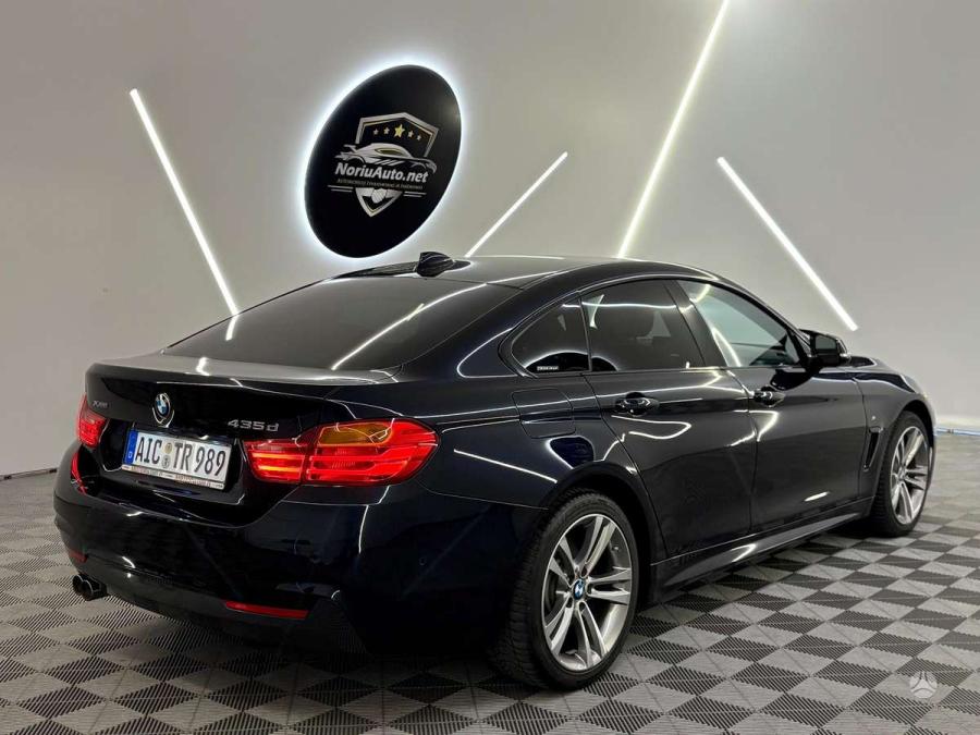 Black BMW 435 Gran Coupe 2016 in Marijampole, with an engine capacity of 2.99 L and mileage of 222 thousand km for 16850 €, photo 27 on AUTOMOTO.COM.LV