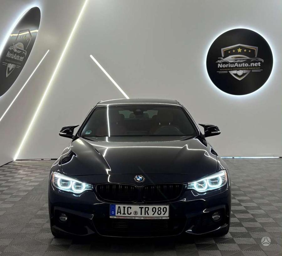 Black BMW 435 Gran Coupe 2016 in Marijampole, with an engine capacity of 2.99 L and mileage of 222 thousand km for 16850 €, photo 29 on AUTOMOTO.COM.LV