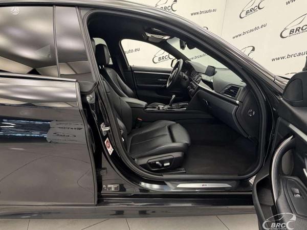 Black BMW 435 Gran Coupe 2016 in Vilnius, with an engine capacity of 2.99 L and mileage of 216 thousand km for 14900 €, photo 5 on AUTOMOTO.COM.LV