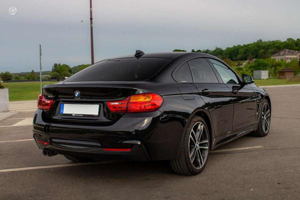 Black BMW 435 Gran Coupe 2015 in Kaunas, with an engine capacity of 3.00 L and mileage of 161 thousand km for 15200 €, photo 3 on AUTOMOTO.COM.LV