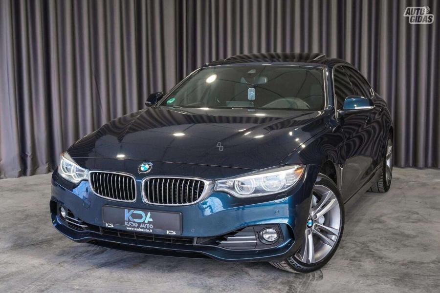 Blue BMW 435 Gran Coupe 2015 in Marijampole, with an engine capacity of 3.00 L and mileage of 200 thousand km for 14450 €, photo 4 on AUTOMOTO.COM.LV