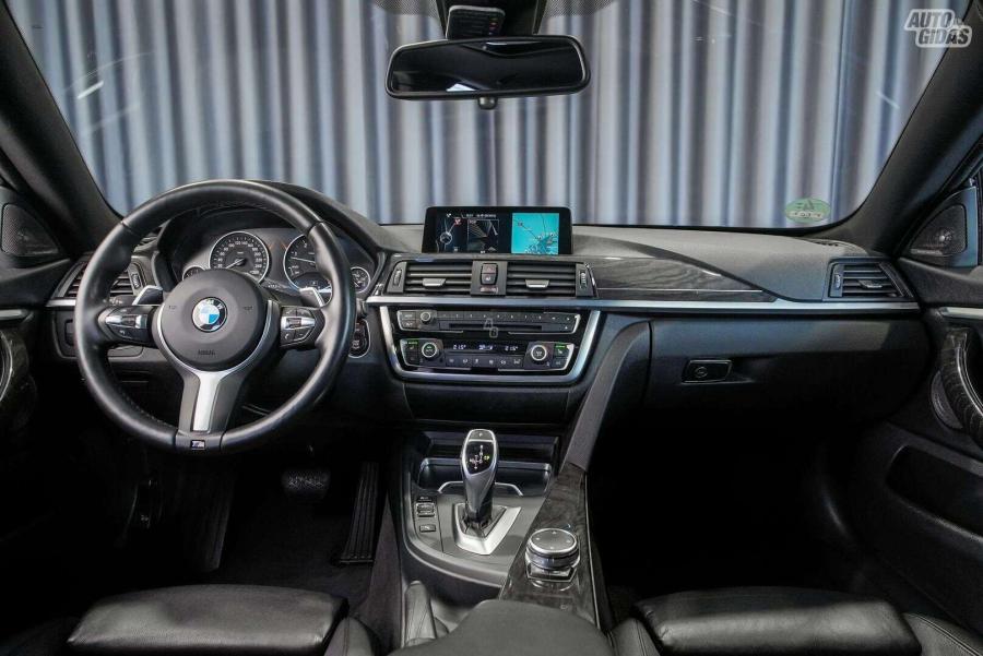 Blue BMW 435 Gran Coupe 2015 in Marijampole, with an engine capacity of 3.00 L and mileage of 200 thousand km for 14450 €, photo 16 on AUTOMOTO.COM.LV