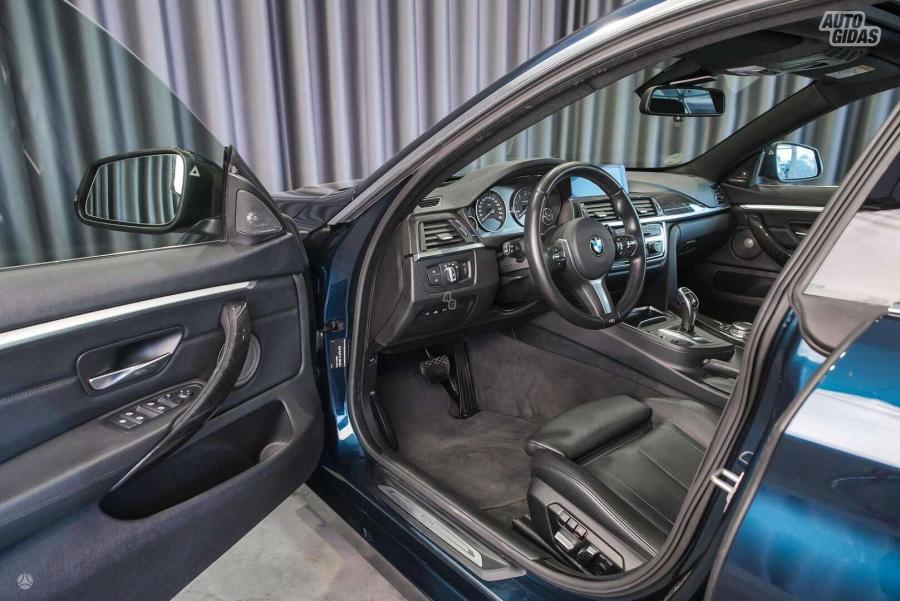 Blue BMW 435 Gran Coupe 2015 in Marijampole, with an engine capacity of 3.00 L and mileage of 200 thousand km for 14450 €, photo 23 on AUTOMOTO.COM.LV
