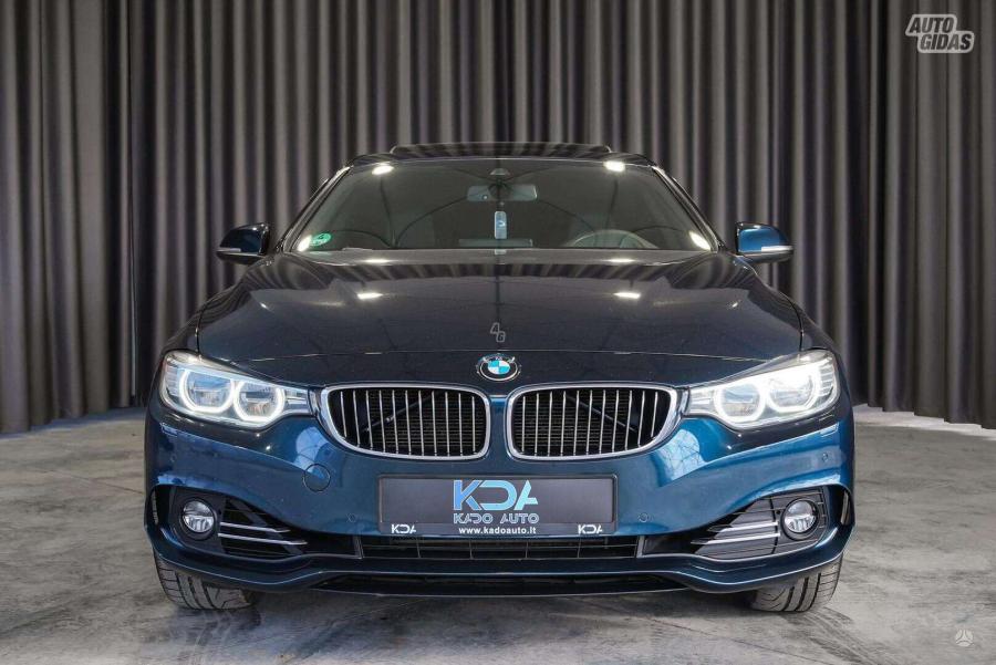 Blue BMW 435 Gran Coupe 2015 in Marijampole, with an engine capacity of 3.00 L and mileage of 200 thousand km for 14450 €, photo 3 on AUTOMOTO.COM.LV