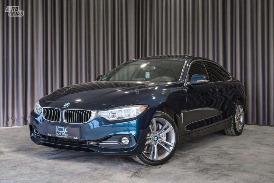 Blue BMW 435 Gran Coupe 2015 in Marijampole, with an engine capacity of 3.00 L and mileage of 200 thousand km for 14450 €, photo 5 on AUTOMOTO.COM.LV