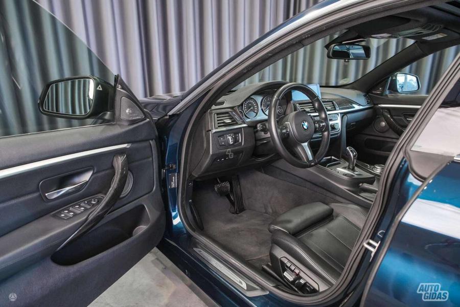 Blue BMW 435 Gran Coupe 2015 in Marijampole, with an engine capacity of 3.00 L and mileage of 200 thousand km for 14450 €, photo 23 on AUTOMOTO.COM.LV