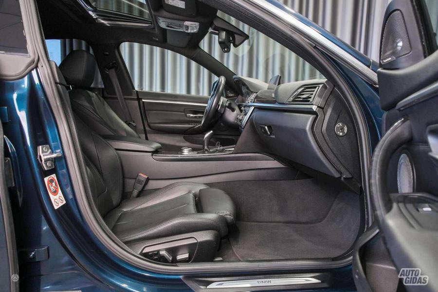 Blue BMW 435 Gran Coupe 2015 in Marijampole, with an engine capacity of 3.00 L and mileage of 200 thousand km for 14450 €, photo 34 on AUTOMOTO.COM.LV